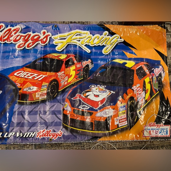 Nascar | Wall Decor | 202 Kelloggs Nascar Racing Banner | Poshmark